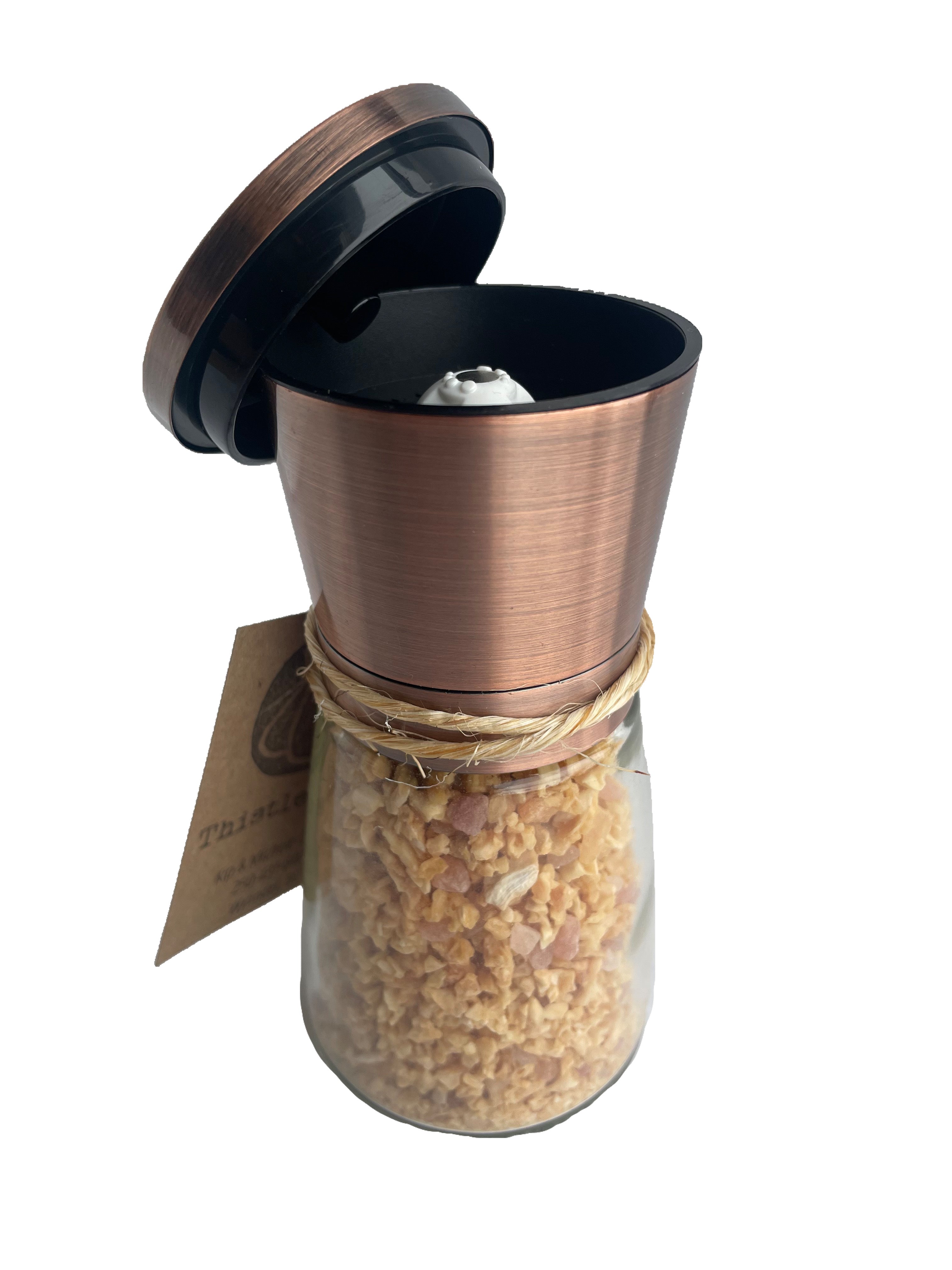 Smoked Garlic Salt Mill – Thistle Farm